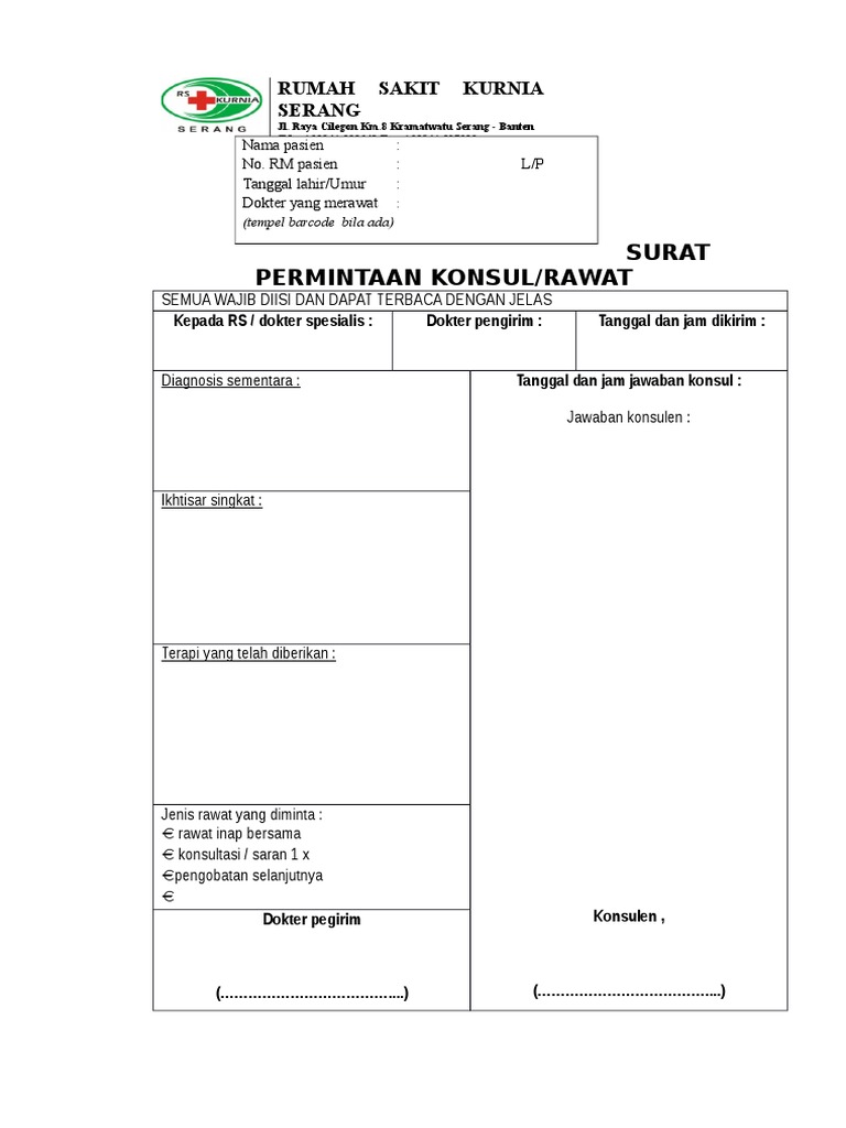 Form Konsultasi Pdf