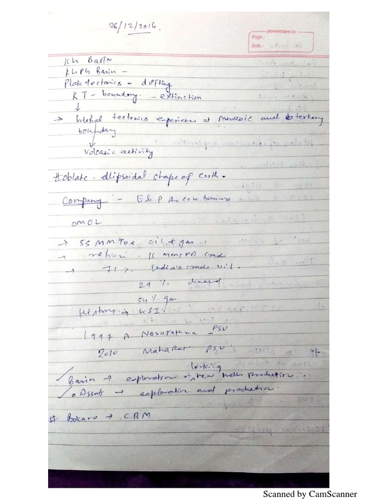 Field Trip Notes | PDF