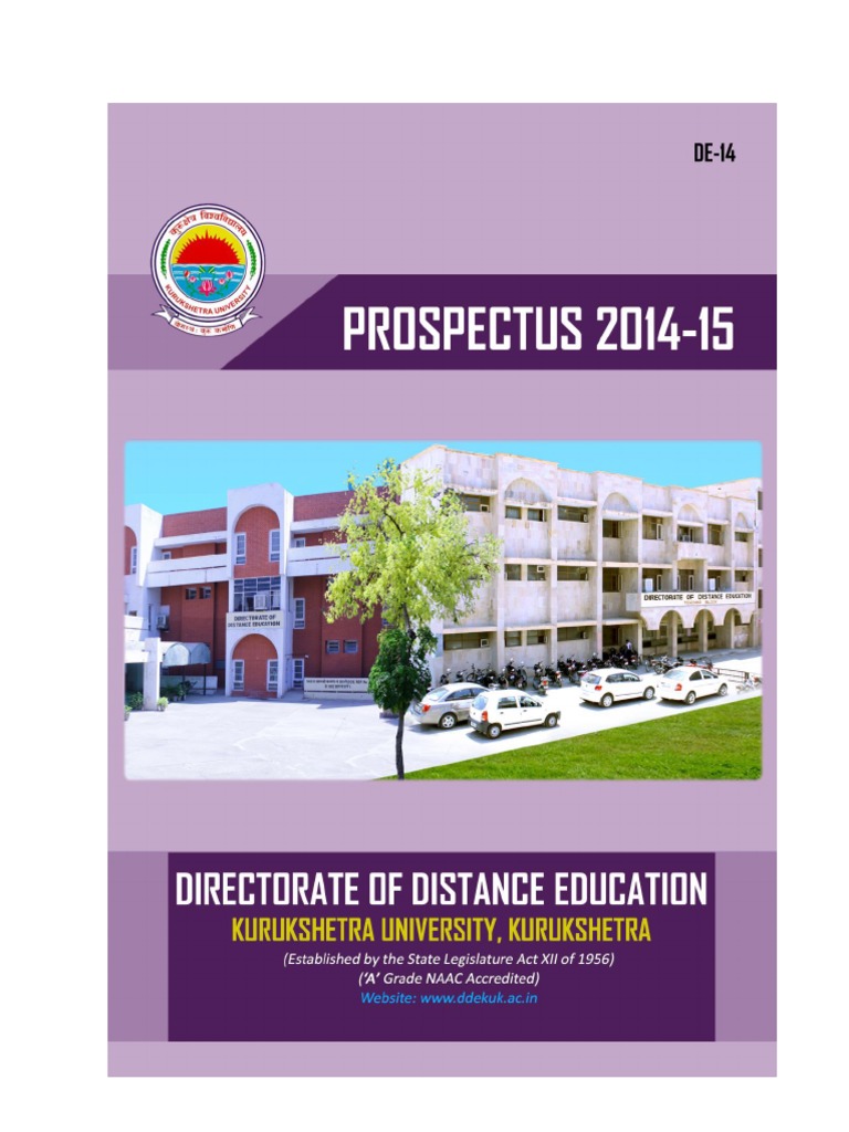 Main Prospectus 2014-15 - 1407392011 PDF | PDF | University And College ...