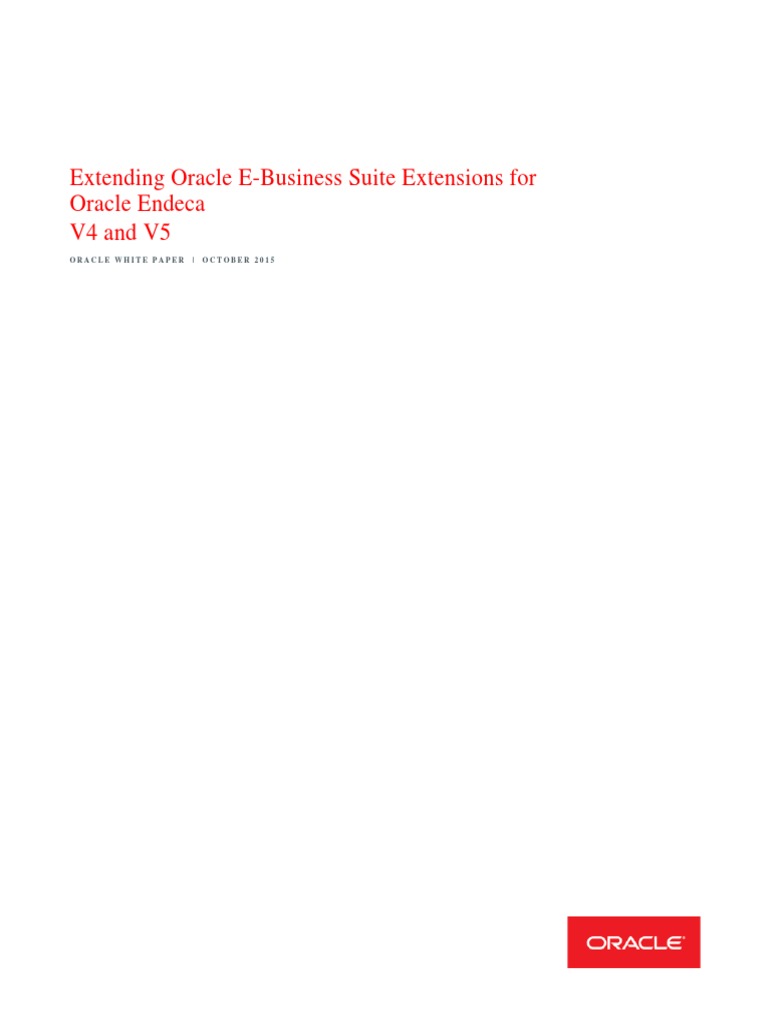 Extending EEE v15.1 | PDF | Oracle Database | Metadata