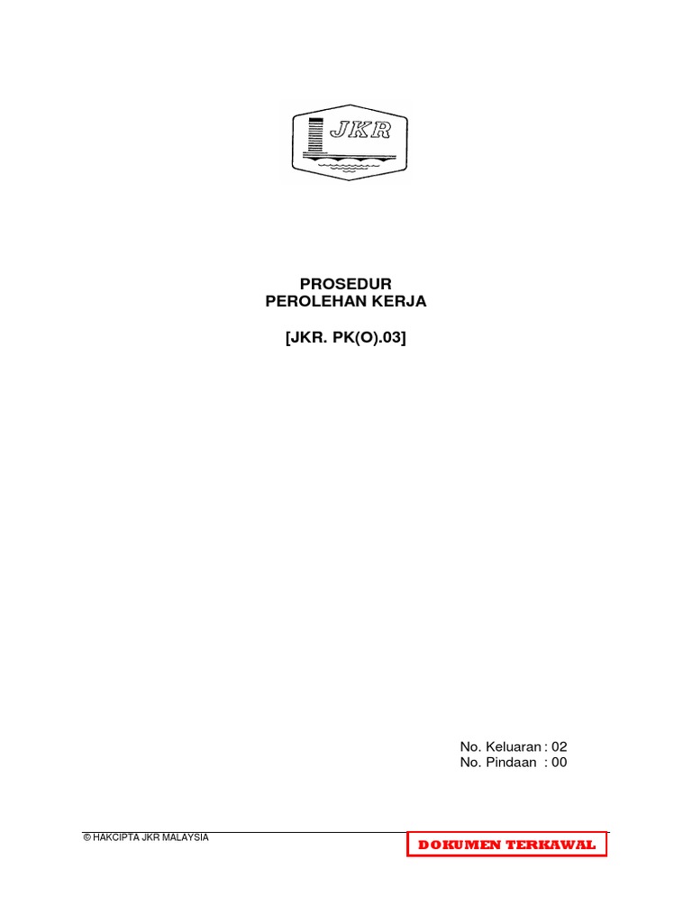 Perolehan Kerja JKR | PDF