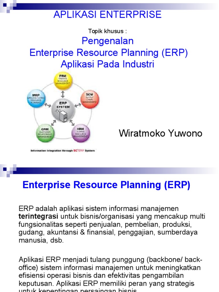 ERP | PDF