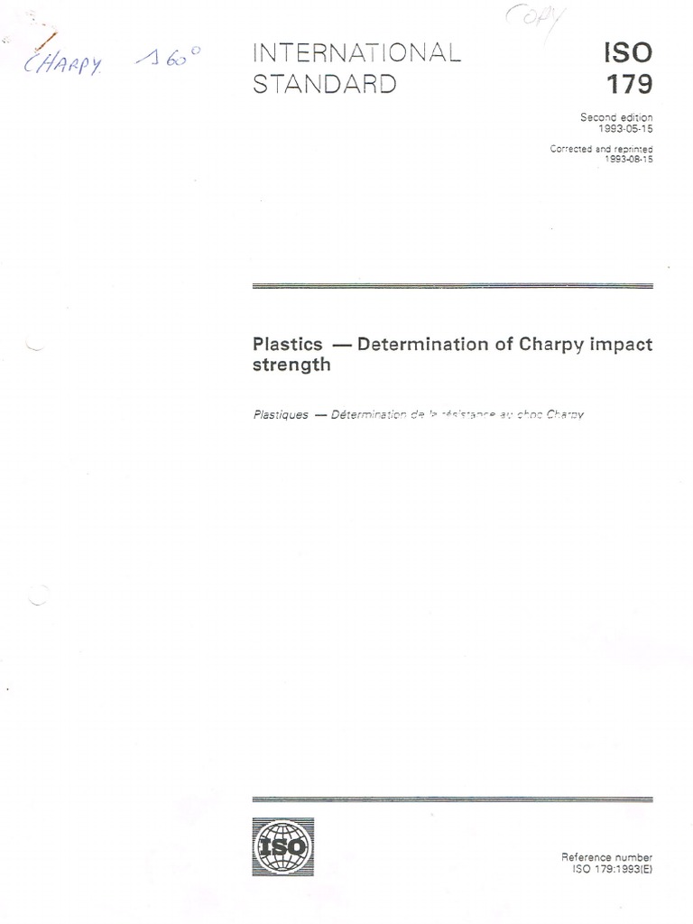 ISO 179 Chappy Impact Strength | PDF