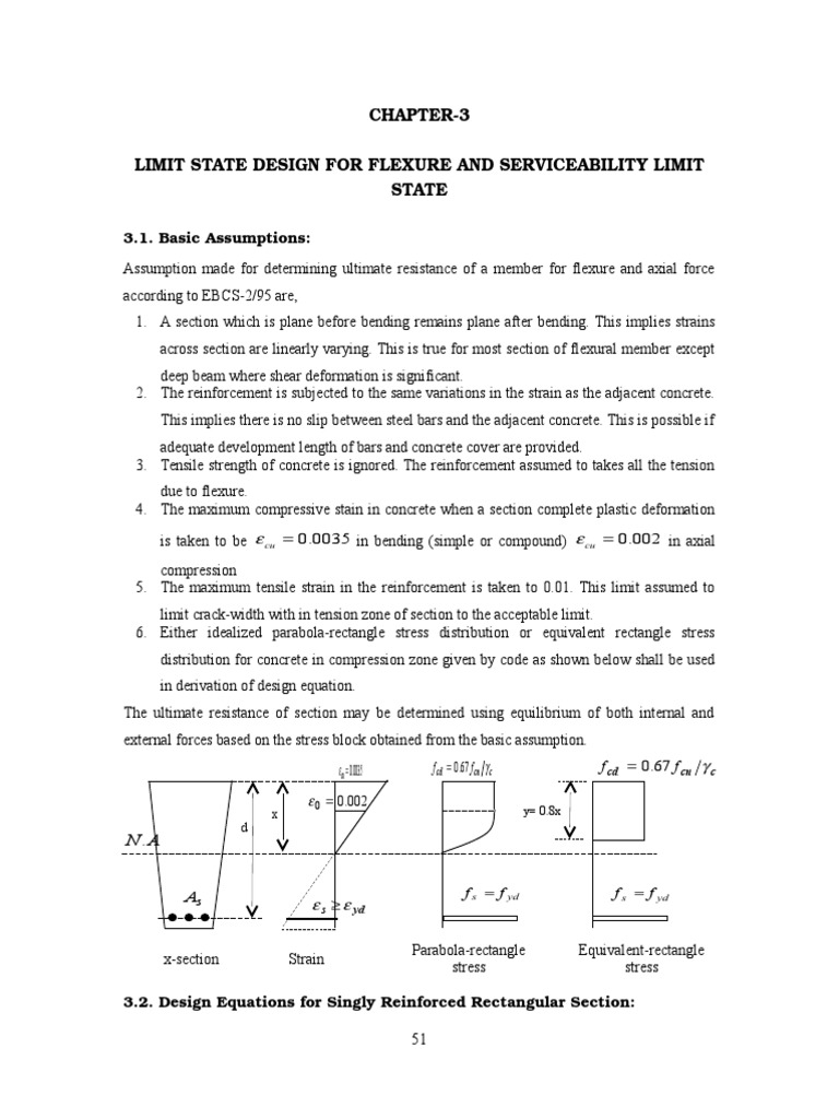 Chapter 3.limit State Design For Flexure and Serviceability | PDF ...