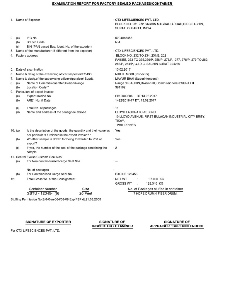 Examination Report FCL | PDF | Global Business Organization | Consumer ...