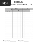 Store Requisition Issue Form | PDF