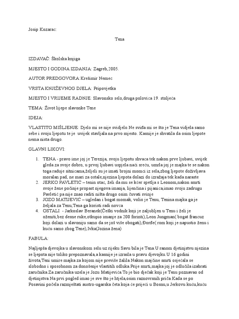 Moja Lektira 3. - Tena | PDF