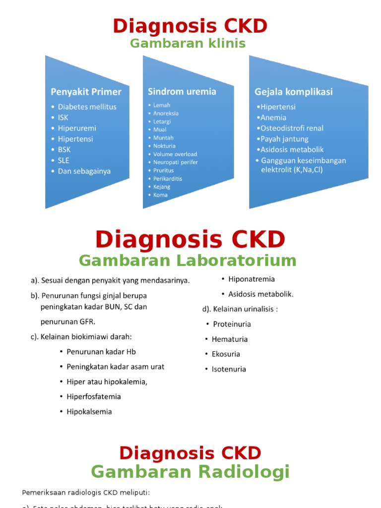 Diagnosis dan Pemeriksaan CKD | PDF | Sains & Matematika