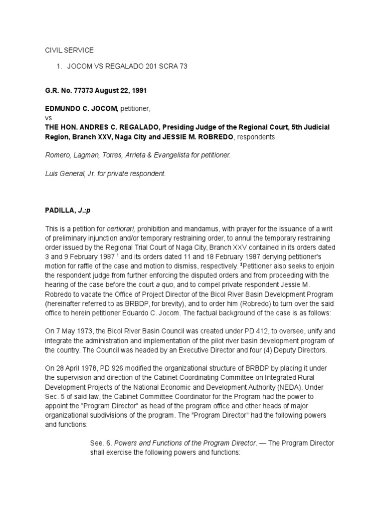 Civil | PDF | Injunction | Civil Service