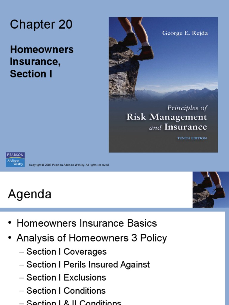 Homeowners Insurance, Section I | PDF | Home Insurance | Insurance