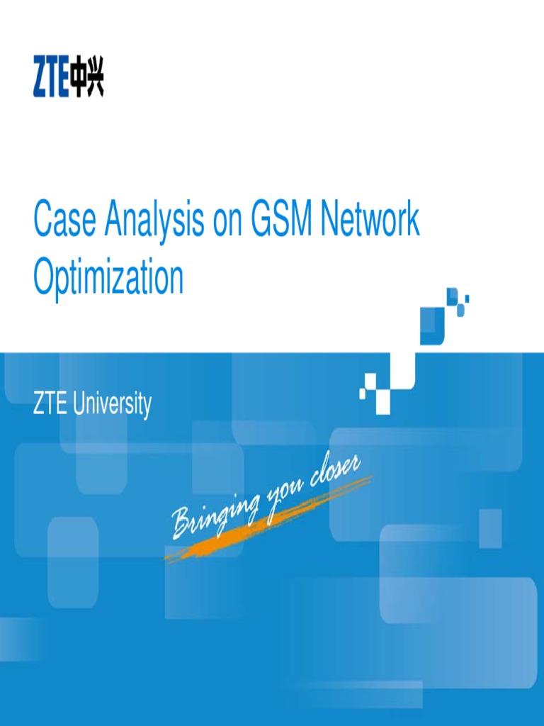 10 GSM Case Analysis On GSM Network Optimization | PDF