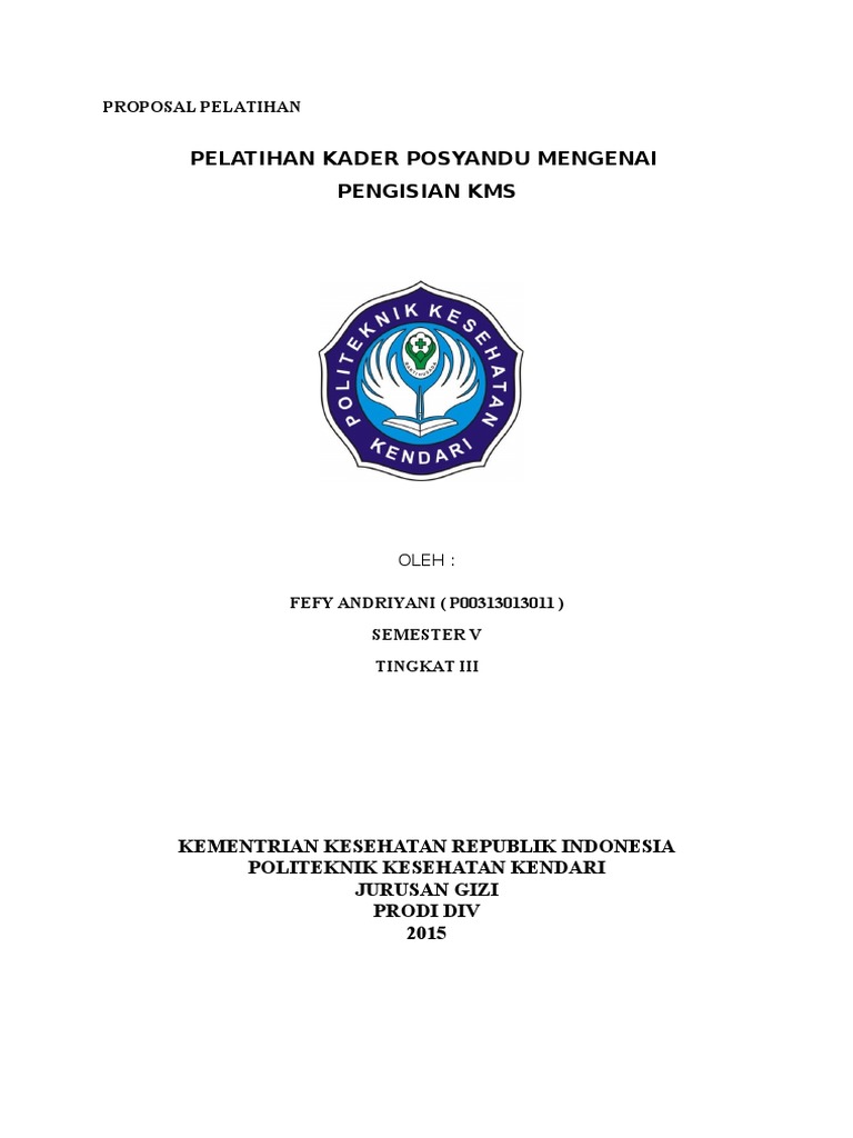 Proposal Pelatihan KMS Baru Pada Kader | PDF