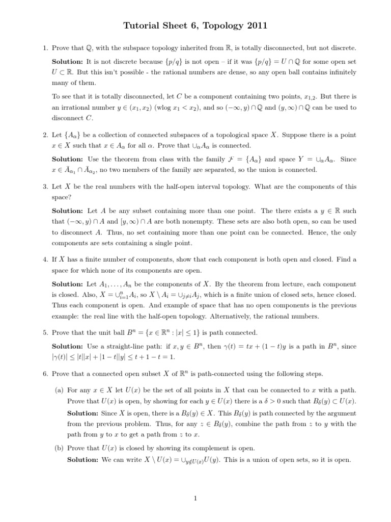 Topologist Sine Curve | PDF | Mathematical Analysis | Mathematical Objects