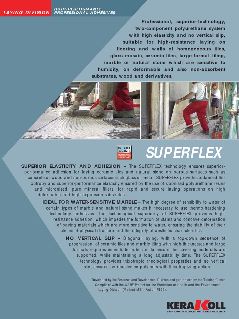 Superflex en | PDF | Tile | Flooring