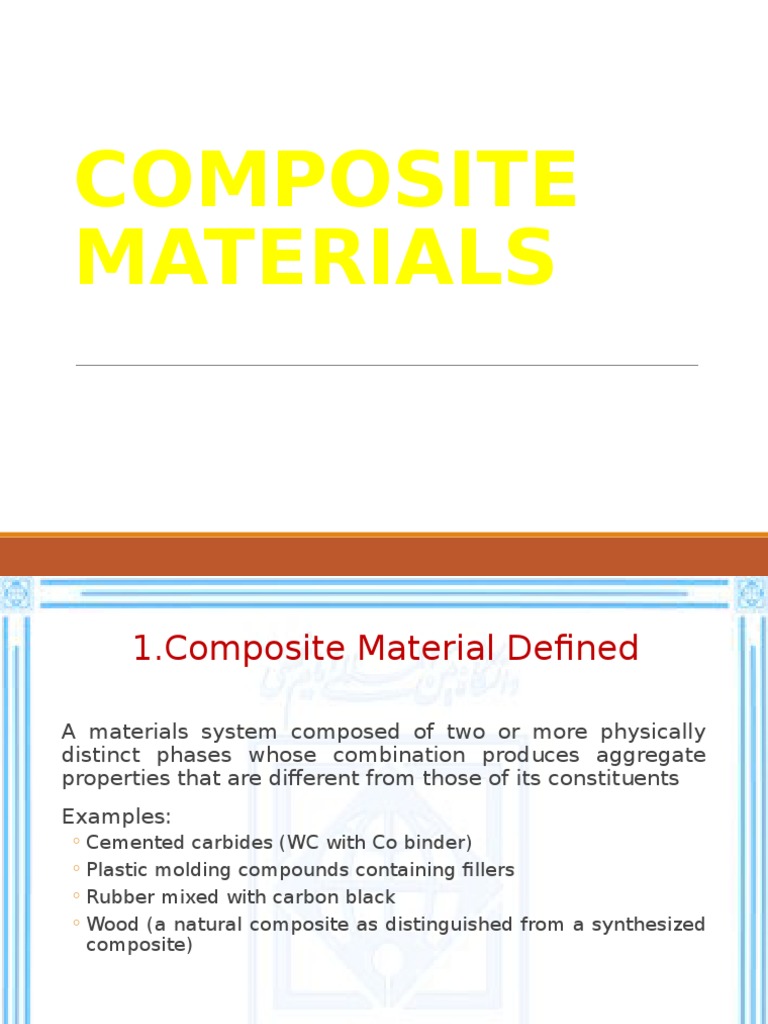 Wood Composite Materials Overview | PDF | Composite Material | Fibers