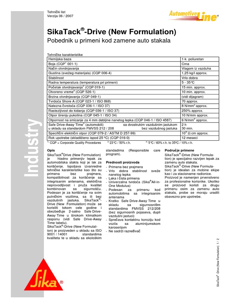 TL-Sika Tack Drive NF | PDF