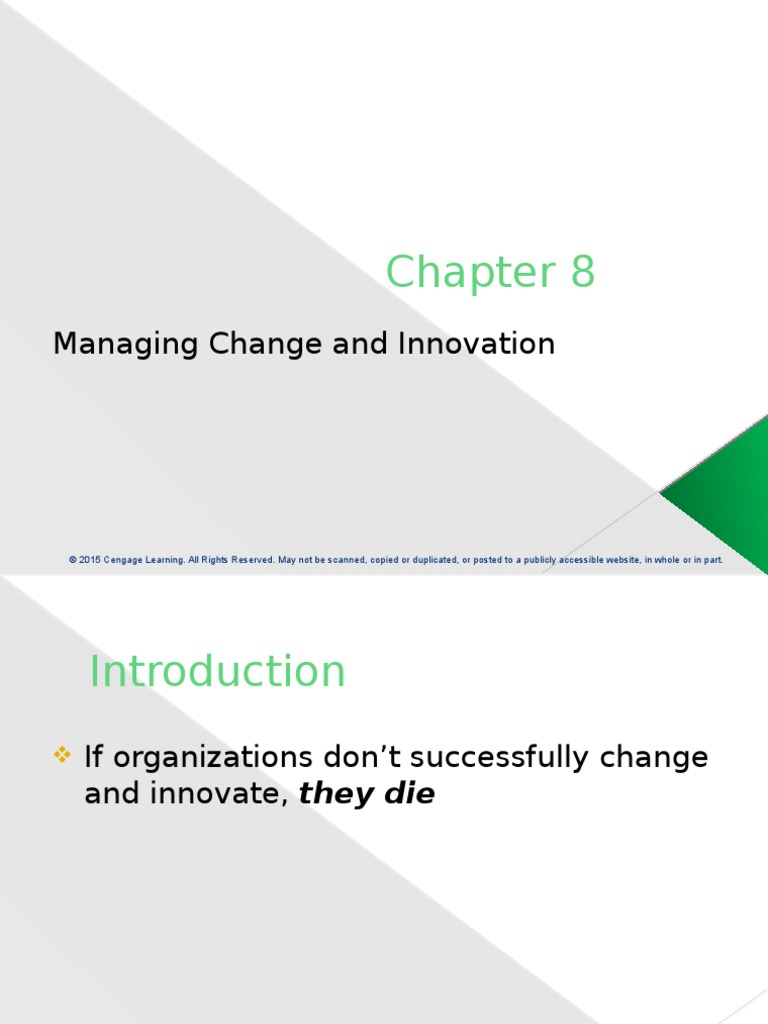 Managing Change and Innovation | Download Free PDF | Innovation ...