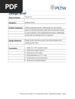 Puzzledesignchallenge Design Brief | PDF | Design | Business