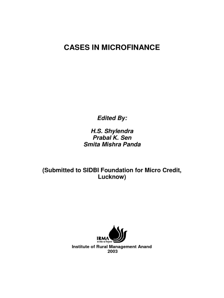 26 | PDF | Microfinance | Loans