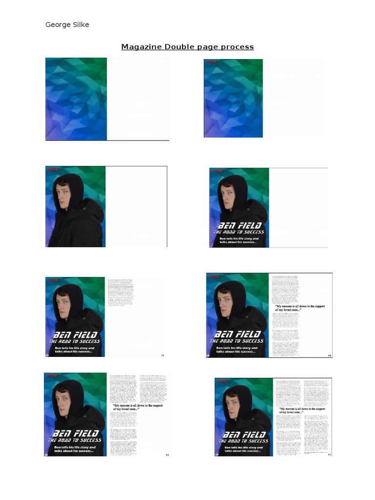 Magazine Double Page Process | PDF