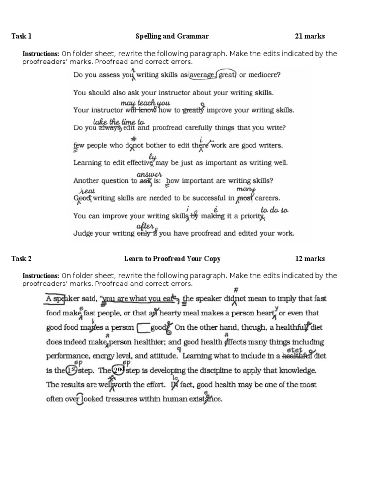 Proofreading | PDF | Proofreading | Human Communication