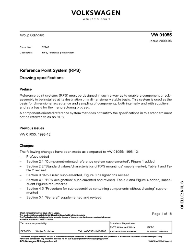VW 01055 - Regra Rps | PDF | Cartesian Coordinate System | Coordinate ...