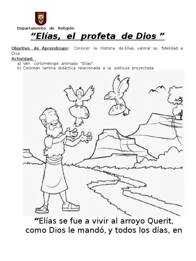 Elías: Historia y Actividades para Niños | PDF | Religión y espiritualidad