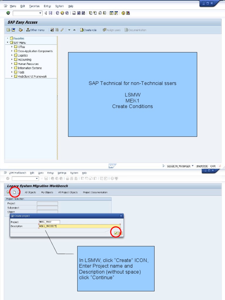 LSMW-MM MEK1 Create Condition | PDF | Computer Architecture | Computer Engineering