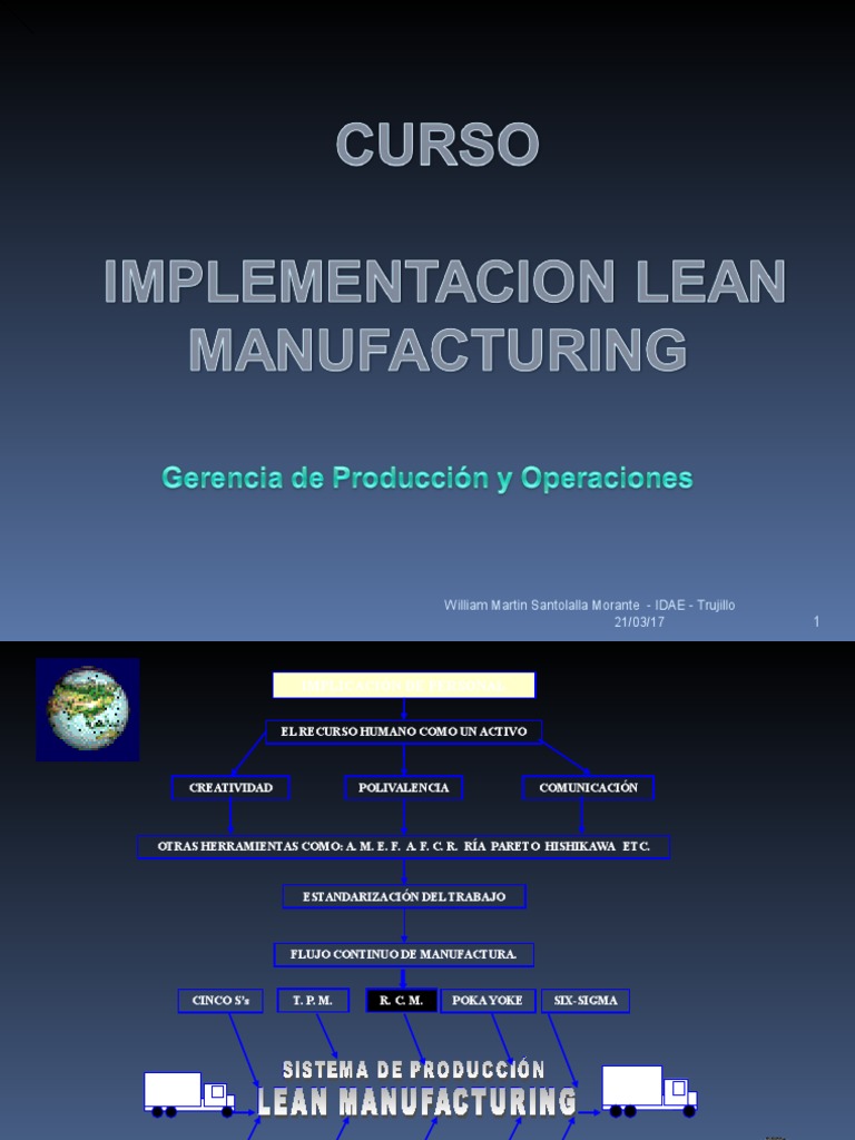 Implementación Lean Manufacturing | PDF | Lean Manufacturing | Ciencia de sistemas