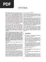 ICICI Bank Profile | PDF | Banking | Banks