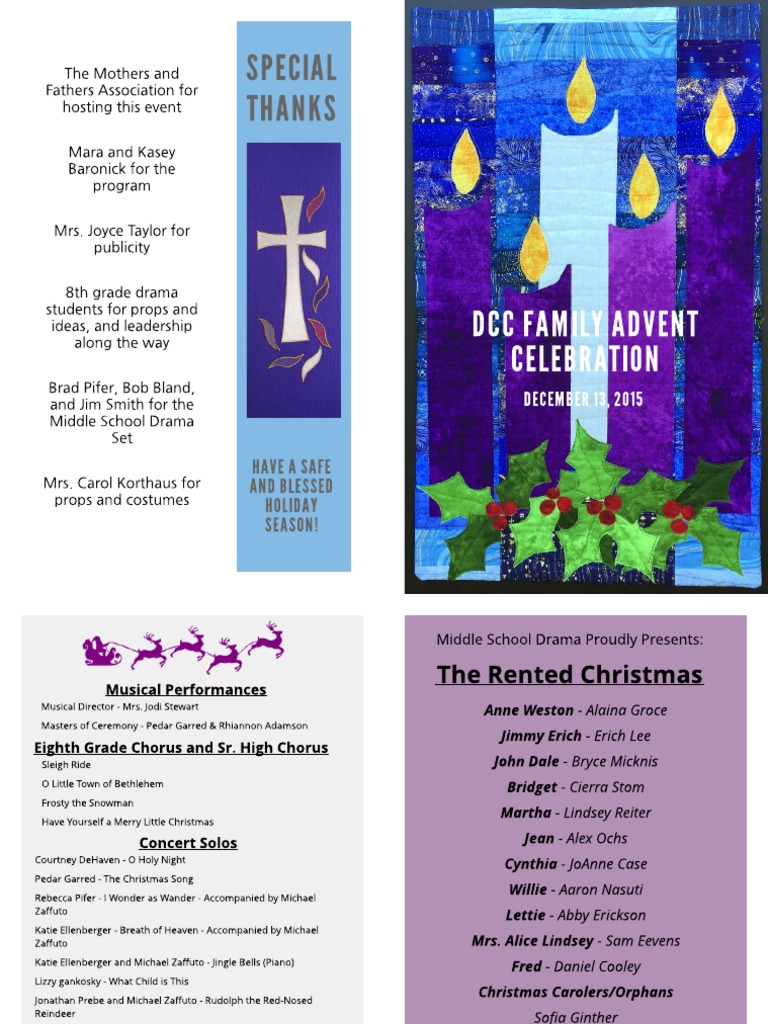 Advent Program | PDF