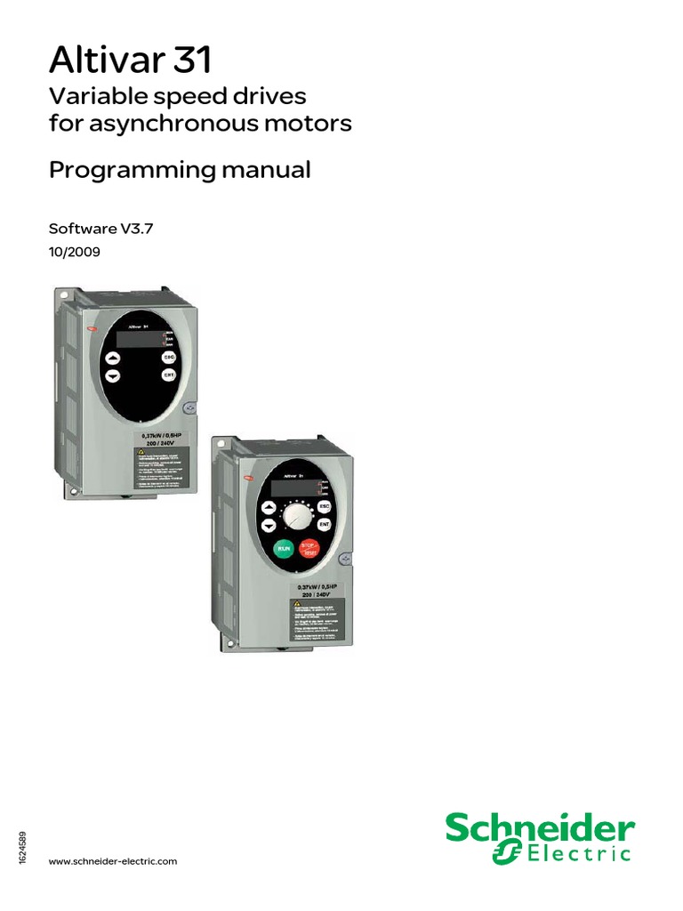 ATV31 Programming Manual PDF | PDF | Electromagnetic Compatibility | Safety