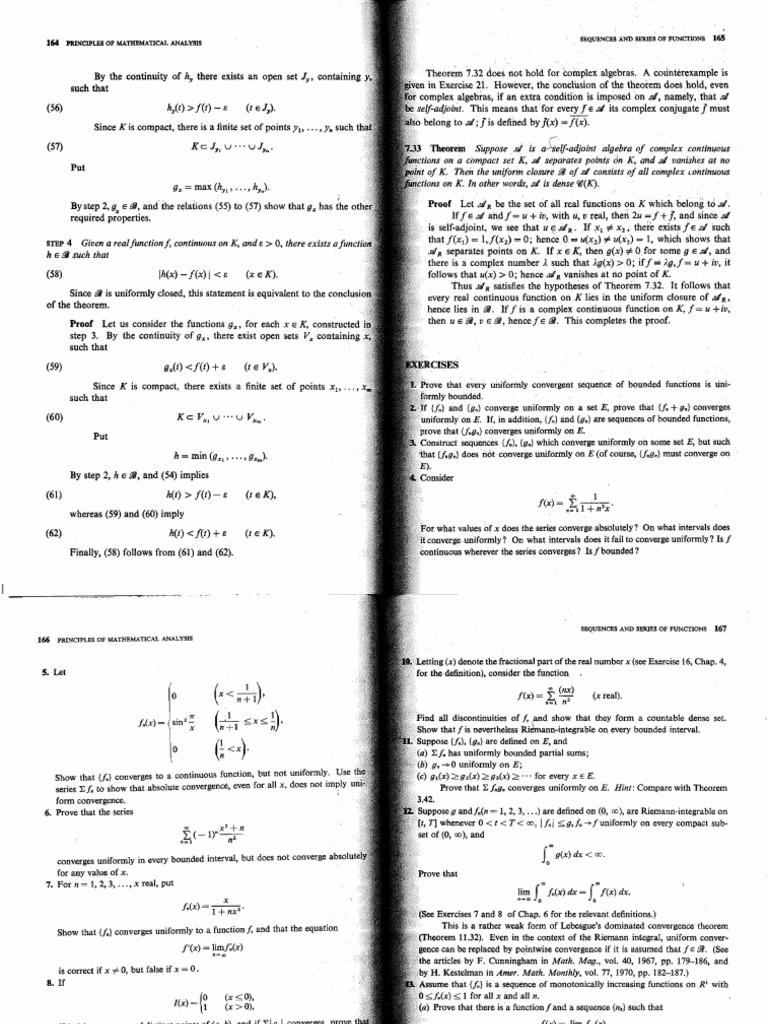 Rudin Series | Download Free PDF | Series (Mathematics) | Mathematical ...