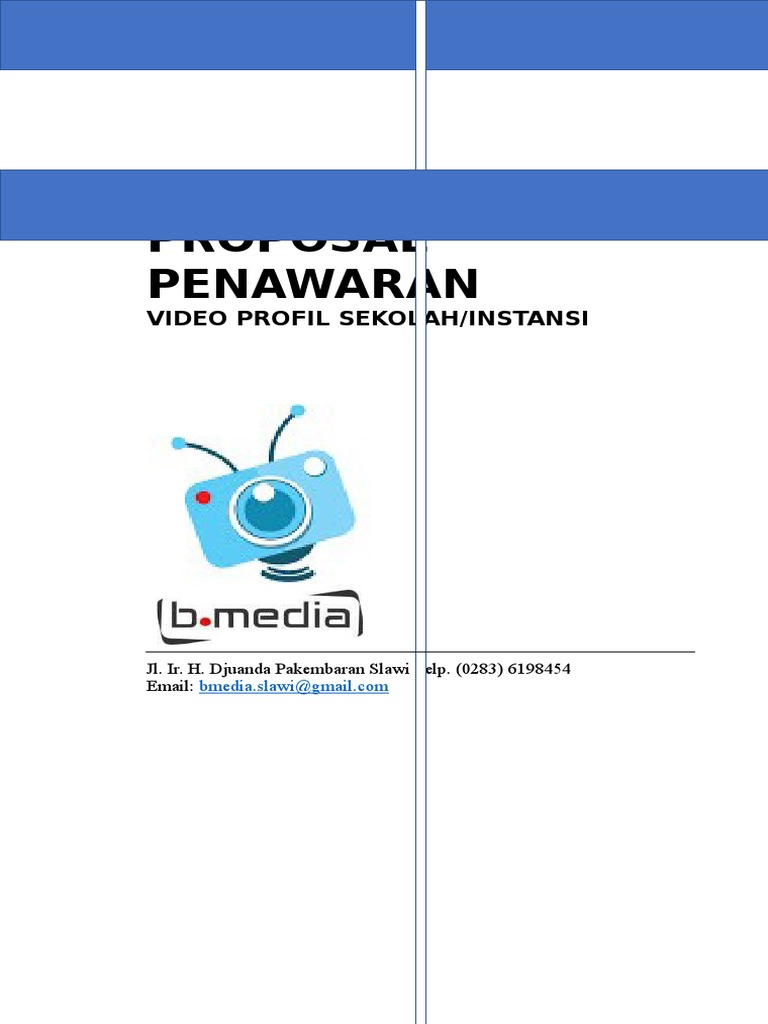 Proposal Penawaran Video Profil Dinas | PDF