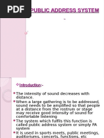 Public Address System Design Guide | PDF | Microphone | Decibel