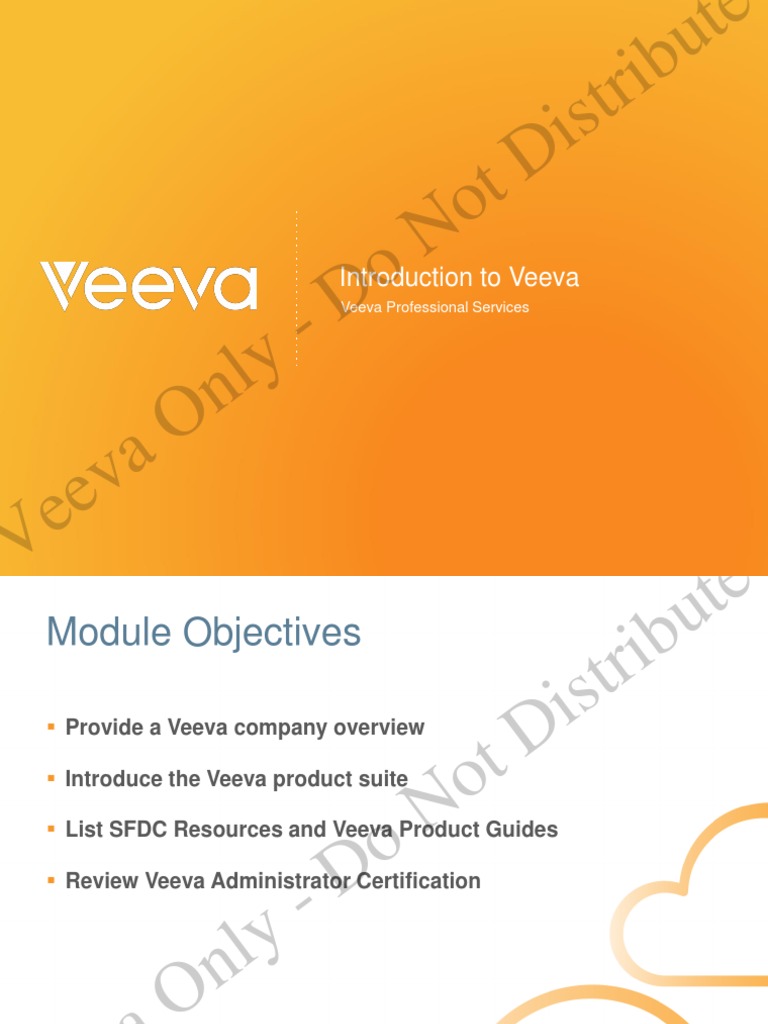 Introduction To Veeva | PDF | Salesforce.Com | Customer Relationship ...
