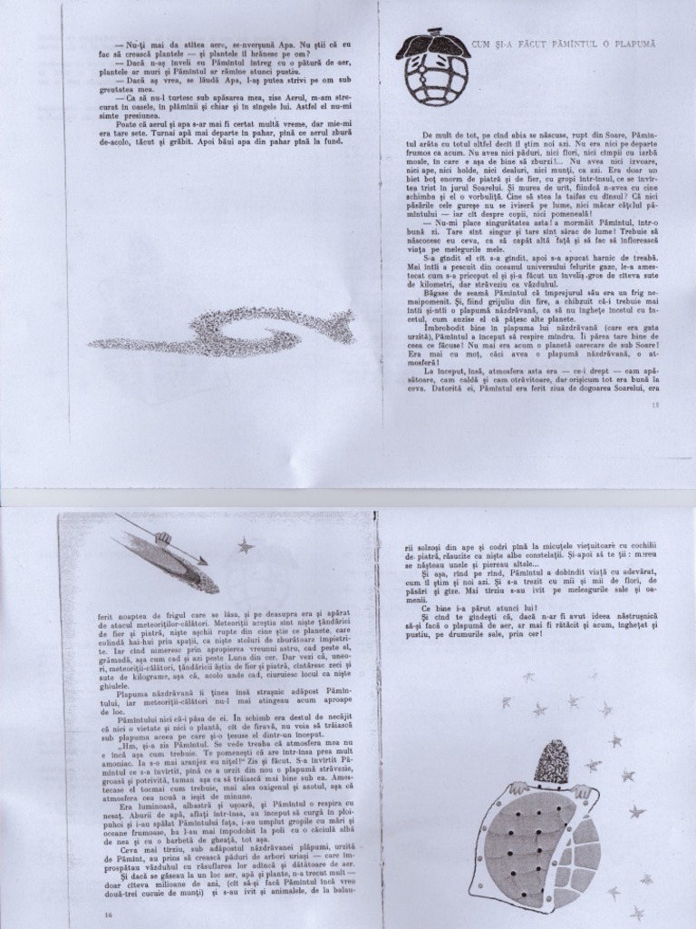 Cum Si A Facut Pamantul o Plapuma PDF | PDF