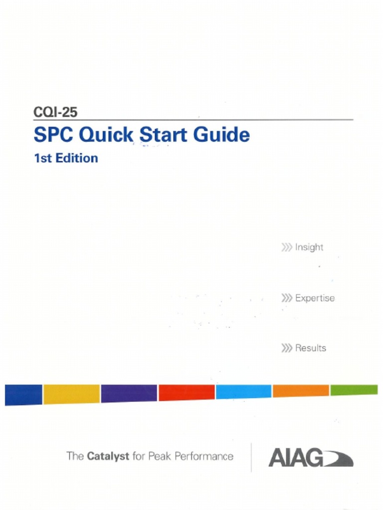 CQI-25, 1st Ed. SPC Quick Start Guide PDF | PDF