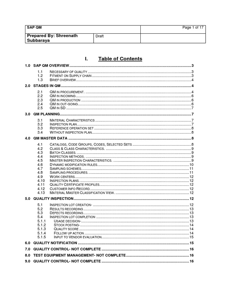 Learn SAP QM in 4 Days | PDF | Supply Chain | Supply Chain Management