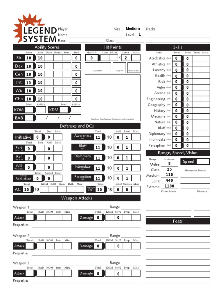 Legend Sheet 1.16 Interactive PDF | PDF | Tabletop Games | Fantasy Games