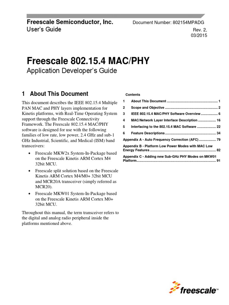 802154MPADG | PDF | Computer Network | Application Programming Interface