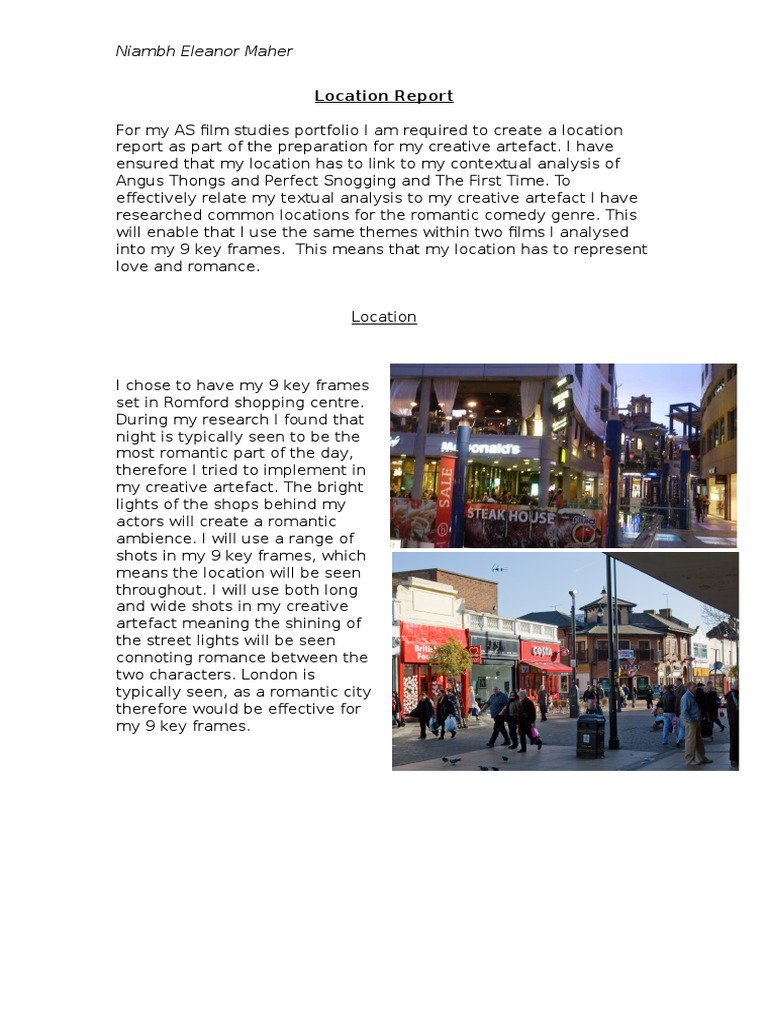 Location Report | PDF