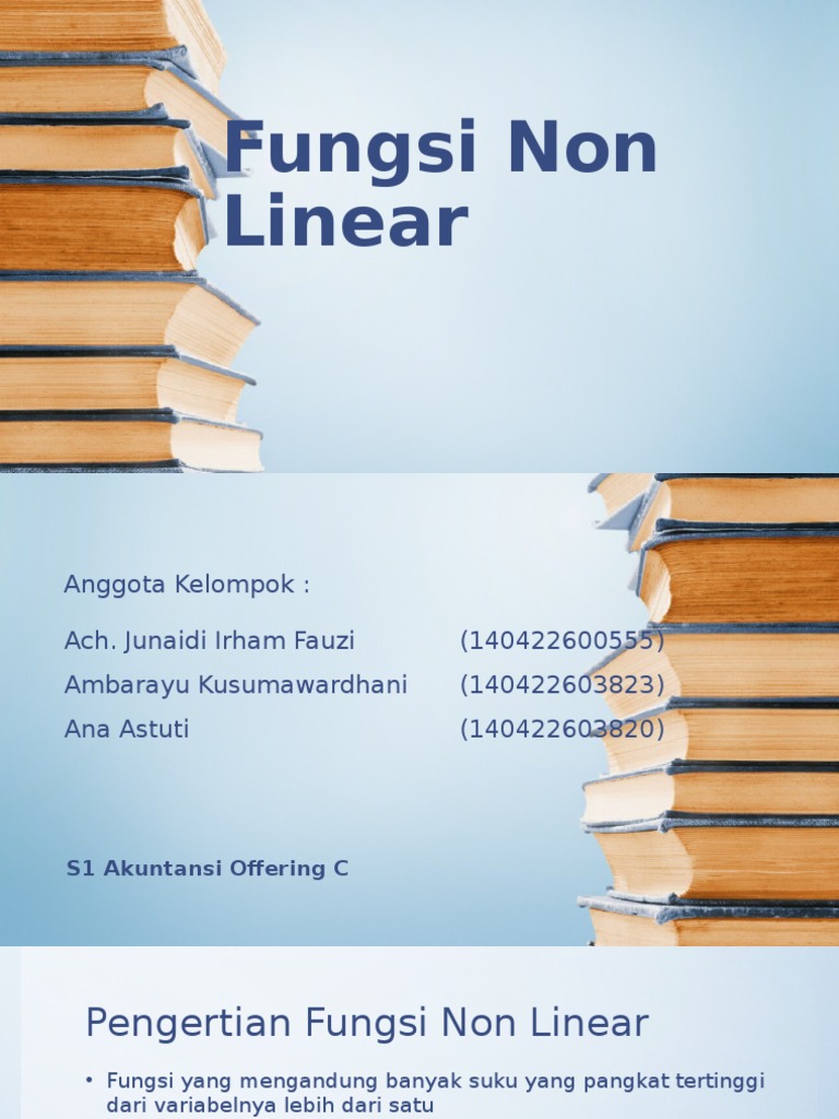 Fungsi Non Linear | PDF
