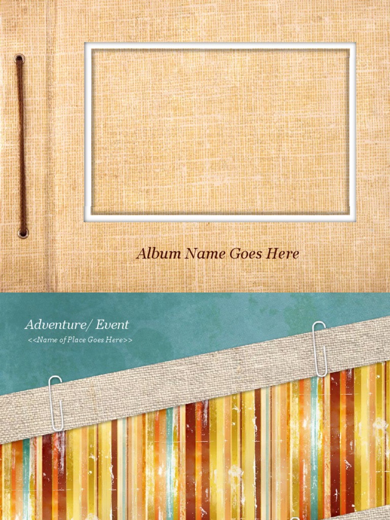 Scrapbook Template | PDF