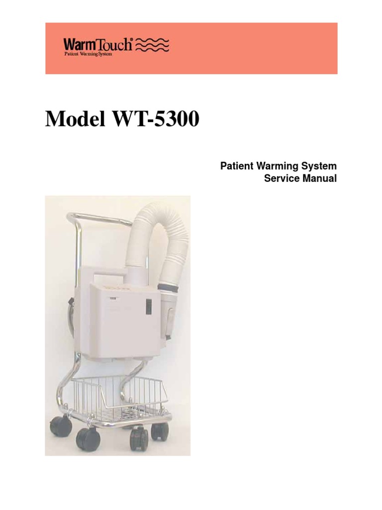 Manual de Servicio Calentador Warm Touch 5200-5300 | PDF | Hypothermia ...