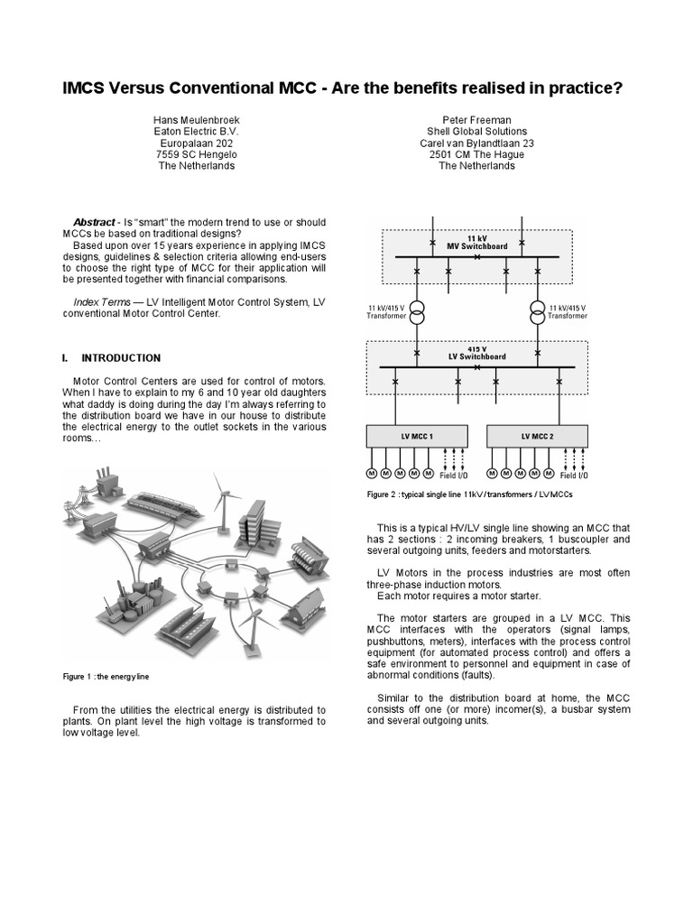 Intelligent vs. Conventional MCC Benefits | PDF | Programmable Logic ...