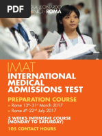 IMAT 2025 Syllabus | PDF
