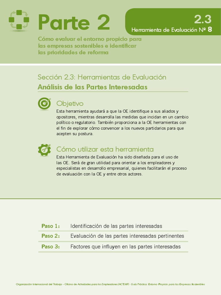 Matriz Partes Interesadas | Organización Internacional del Trabajo ...