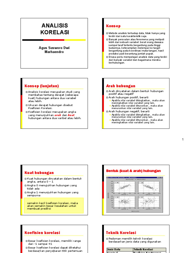 Analisis Korelasi PDF | PDF