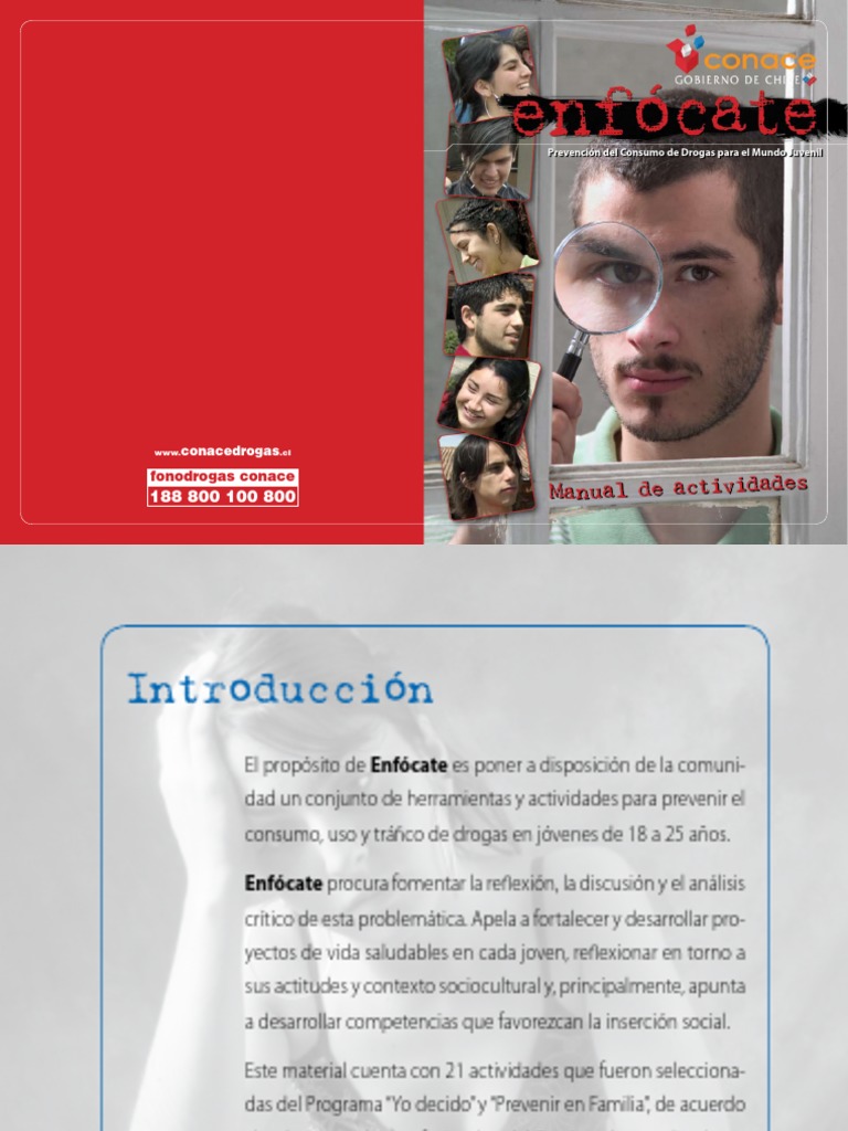 Manual de Actividades para Taller Drogas PDF | PDF | La dependencia de sustancias | Juventud